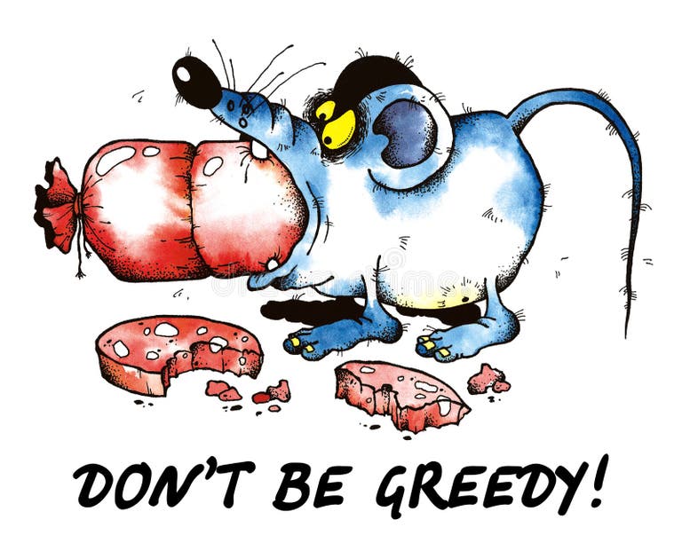 Greedy Mouse Stock Illustrations – 113 Greedy Mouse Stock Illustrations ...