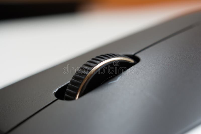 Mouse Scroll Wheel Closeup. Stock Photo - Image of scroll, wheel: 88841328