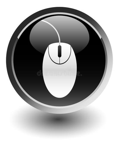 Mouse sign icon stock vector. Illustration of button - 10930361