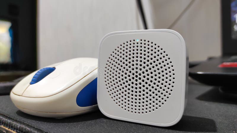 Mouse and Speaker - Stock Photo Stock Image - Image of table, white ...