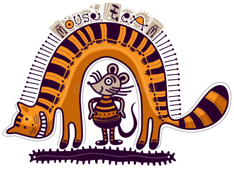 Mouse team stock vector. Illustration of illustrations - 45123764