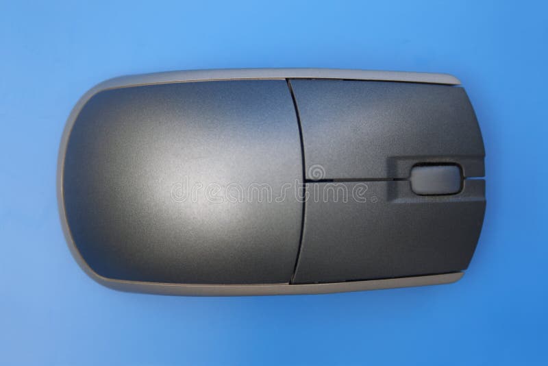 Mouse top view stock image. Image of button, optical - 33478163