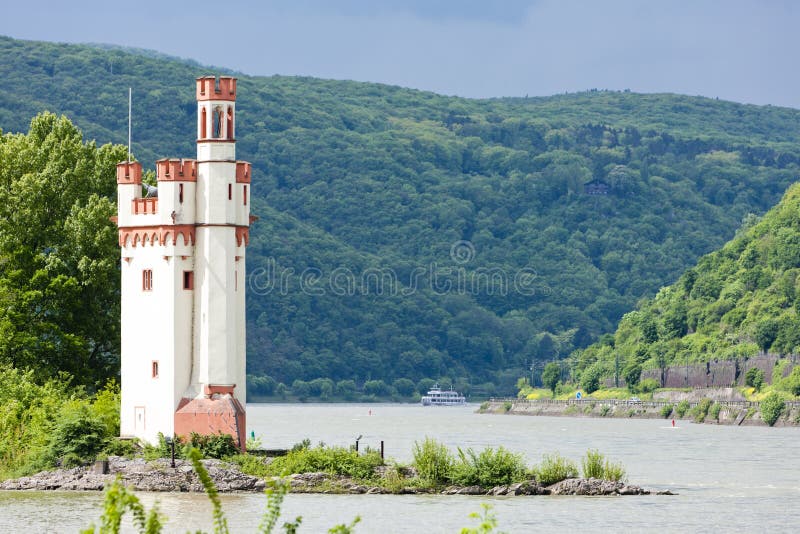 Mouse Tower, Germany stock photo. Image of medieval, bingen - 24225388