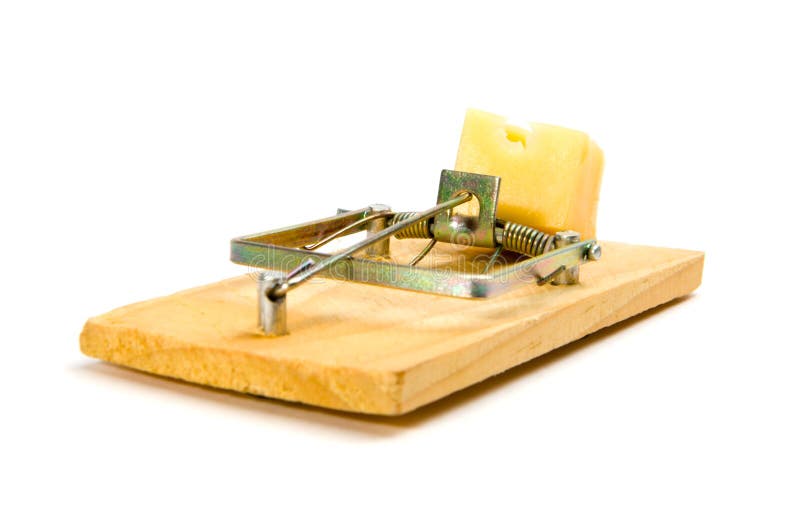 Mouse trap stock image. Image of mousetrap, lure, temptation - 1874723