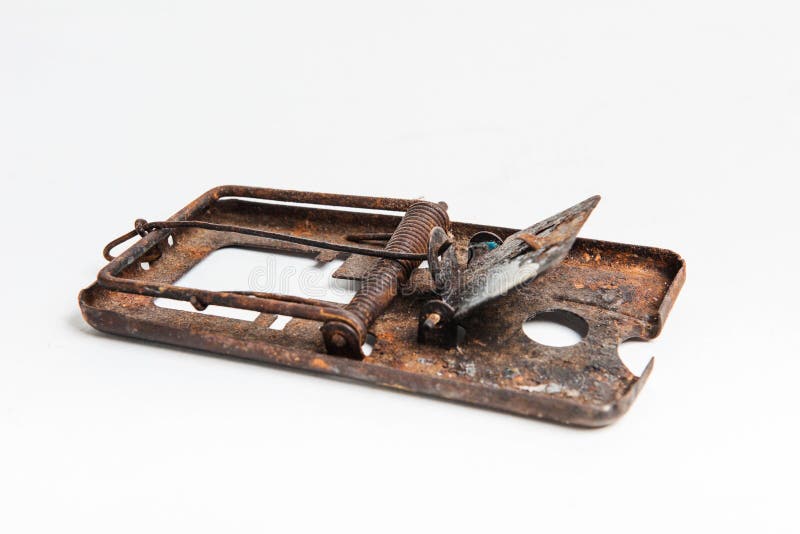 Rusty mousetrap stock photo. Image of extermination, attract - 64028814