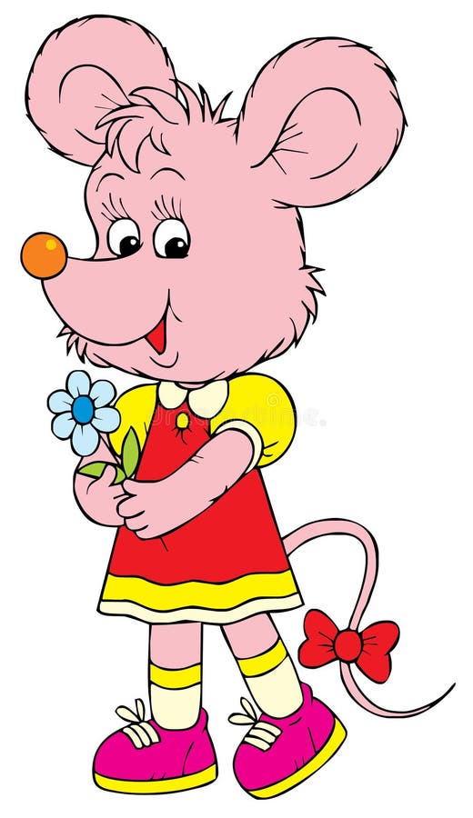 Mouse (vector clip-art) stock vector. Illustration of contour - 3580796