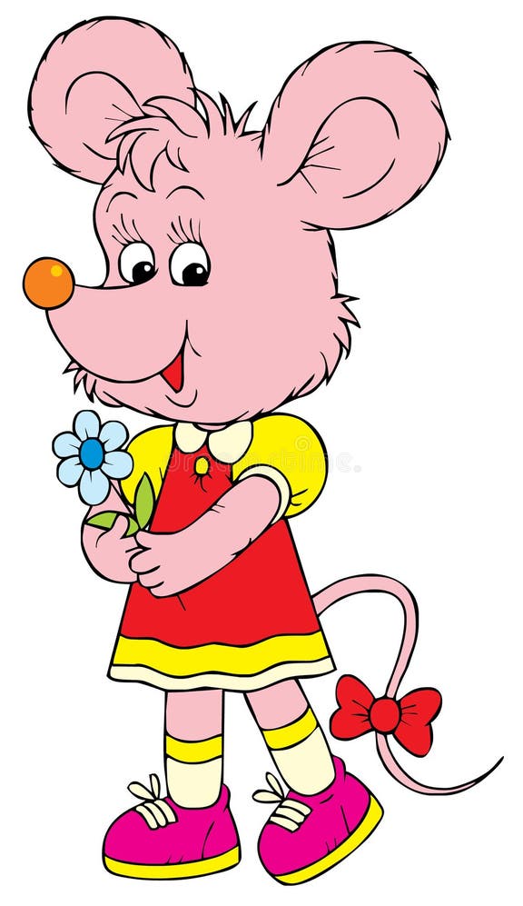 Mouse (vector clip-art) stock vector. Illustration of contour - 3580784