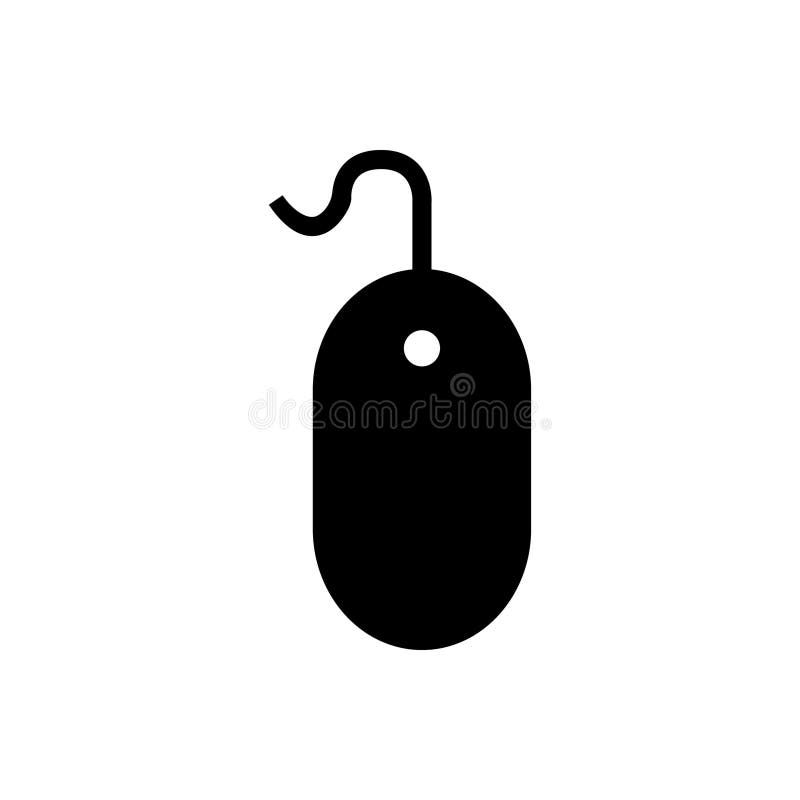 Mouse Vector Icon. PC Illustration Sign. Computer Symbol. Device Logo ...