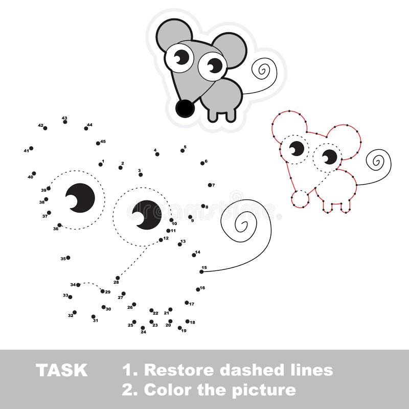 Color Numbers Mouse Stock Illustrations – 133 Color Numbers Mouse Stock ...