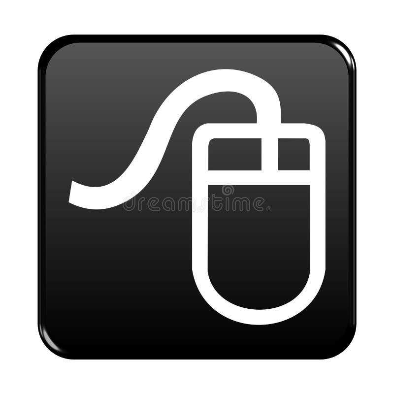 Computer mouse vector sign stock vector. Illustration of laser - 10076043