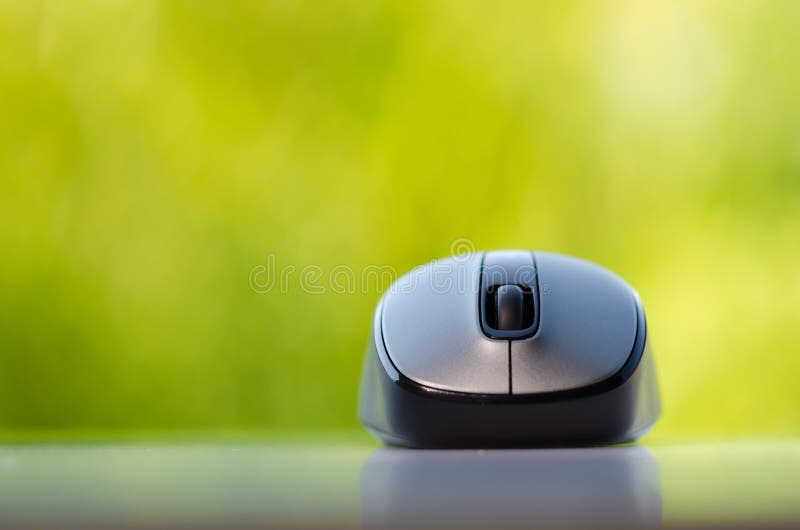 Green Computer Power on Glowing Button Stock Photo - Image of energy ...