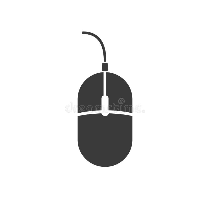 Mouse wire icon stock vector. Illustration of element - 127233607