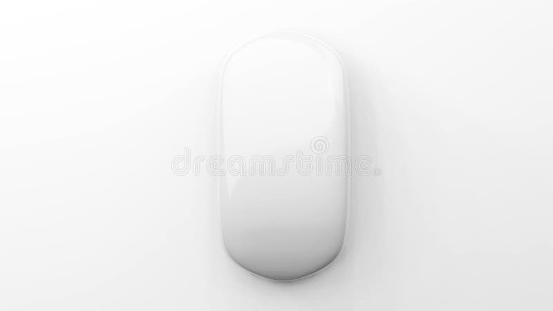 Mouse Wireless Computer 3D Render Isolated Stock Illustration ...