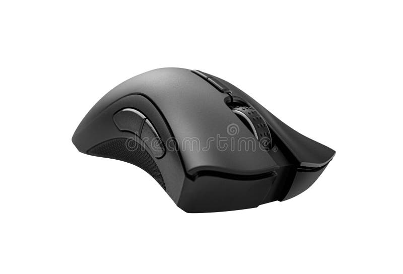 Mouse Wireless Do Computador Isolado Em Fundo Branco. Foto de Stock ...