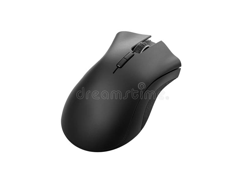 Mouse Wireless Do Computador Isolado Em Fundo Branco. Foto de Stock ...