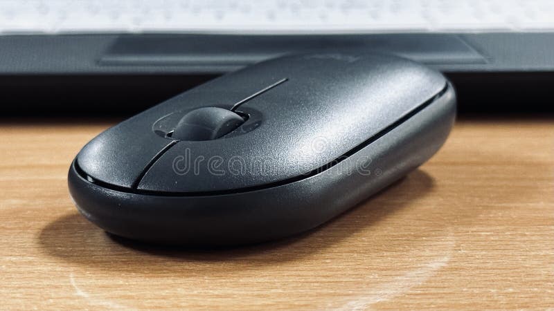 Mouse in your office desk stock image. Image of work - 264425051