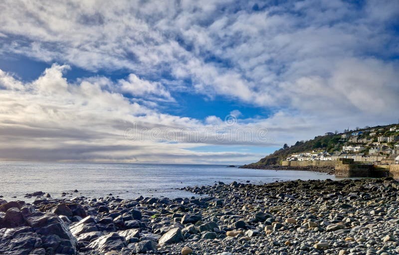 Mousehole Cornwall, England- February 4th 2023, Small Village with Port ...