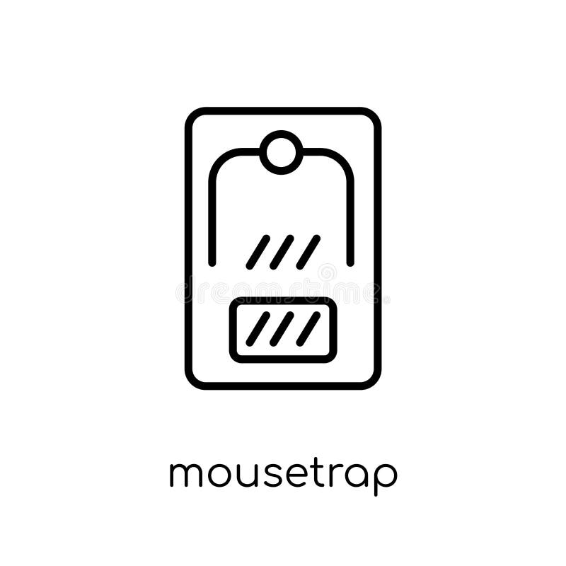 Mousetrap Linear Icon. Modern Outline Mousetrap Logo Concept on Stock ...