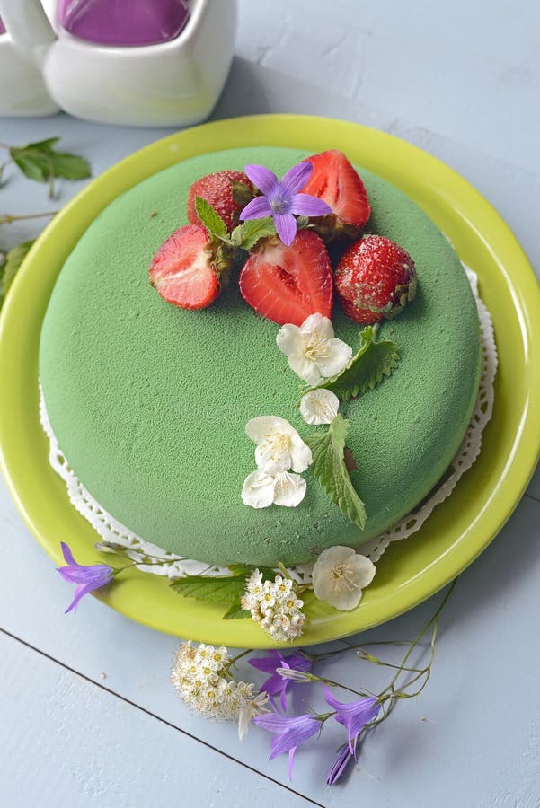 Mousse cake stock photo. Image of berry, decoration - 178274864