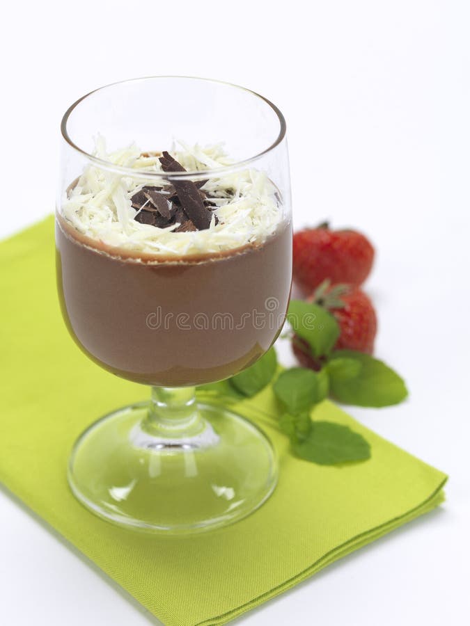 Mousse in a glass stock photo. Image of pudding, catering - 18177744