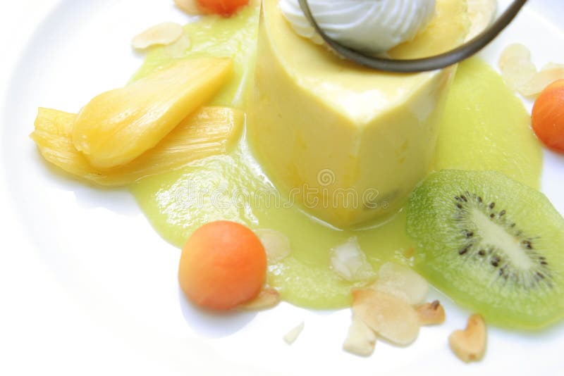 Mousse mango stock photo. Image of white, dessert, cakes - 7933082