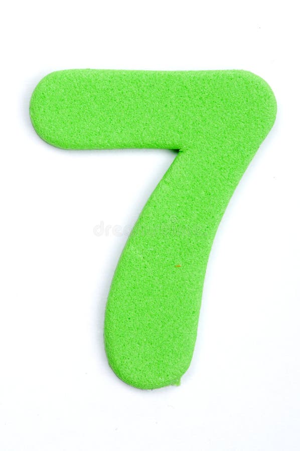 Mousse sept de chiffre photo stock. Image du symbole, sept - 7220922