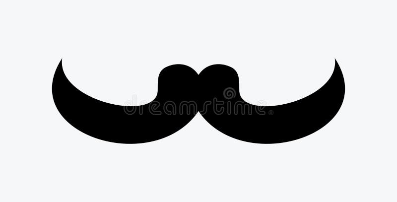 Moustache Icon Set Collection Of Lush Stylish Hipster Mustaches Stock