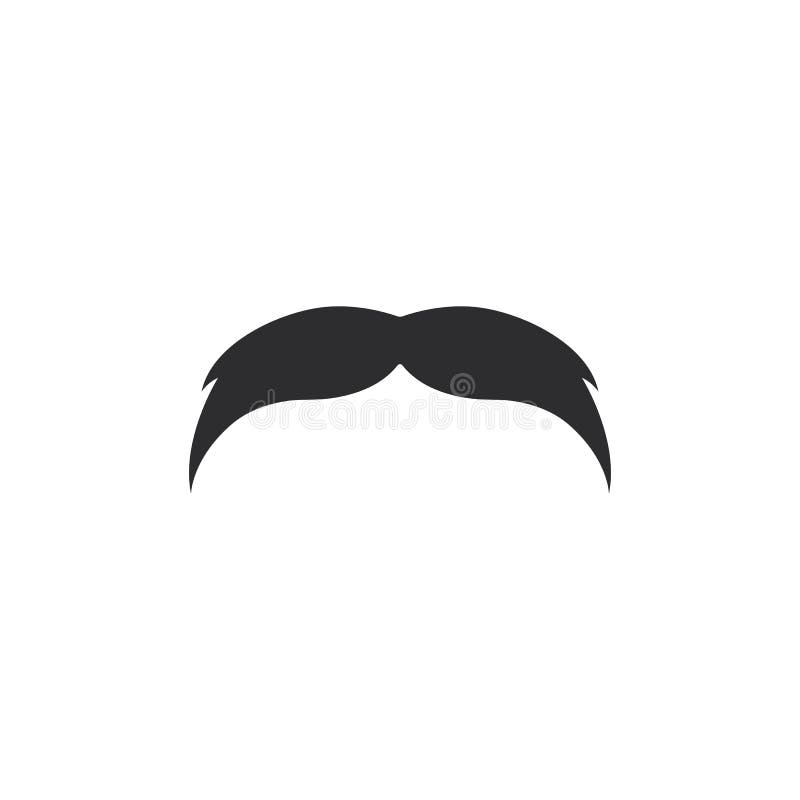 Moustache Logo Template Vector Stock Vector - Illustration of face ...