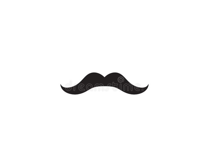 Moustache Logo Vector Template Stock Vector - Illustration of black ...