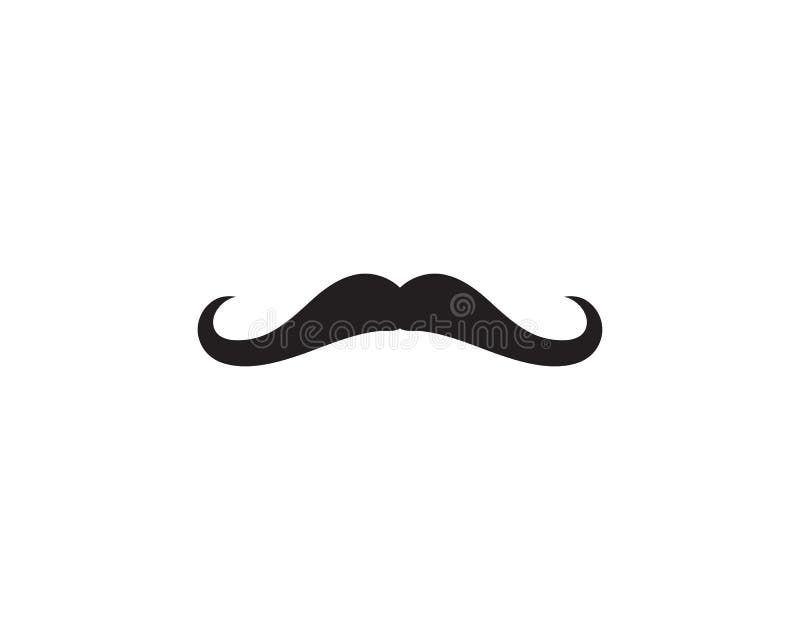 Moustache Logo Vector Template Stock Vector - Illustration of mustache ...