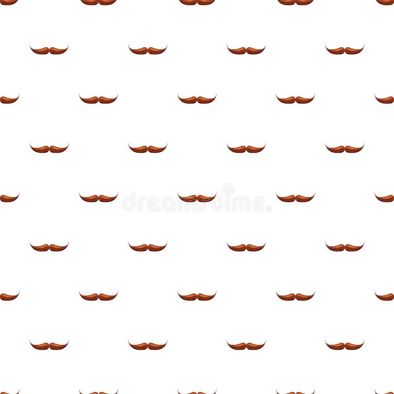 Moustache pattern stock vector. Illustration of retro - 96647194