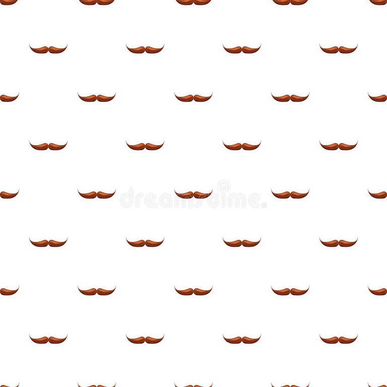 Moustache pattern stock vector. Illustration of retro - 96647194