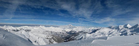 Moutainview with blue sky stock image. Image of blue - 12669275