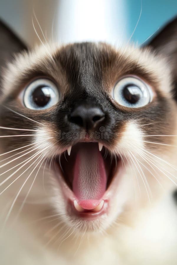 Mouth Agape, Eyes Fully Open Stock Illustration - Illustration of head ...