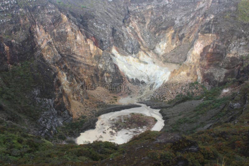The Mouth of Mount Ciremai, Kuningan, West Java Stock Photo - Image of ...