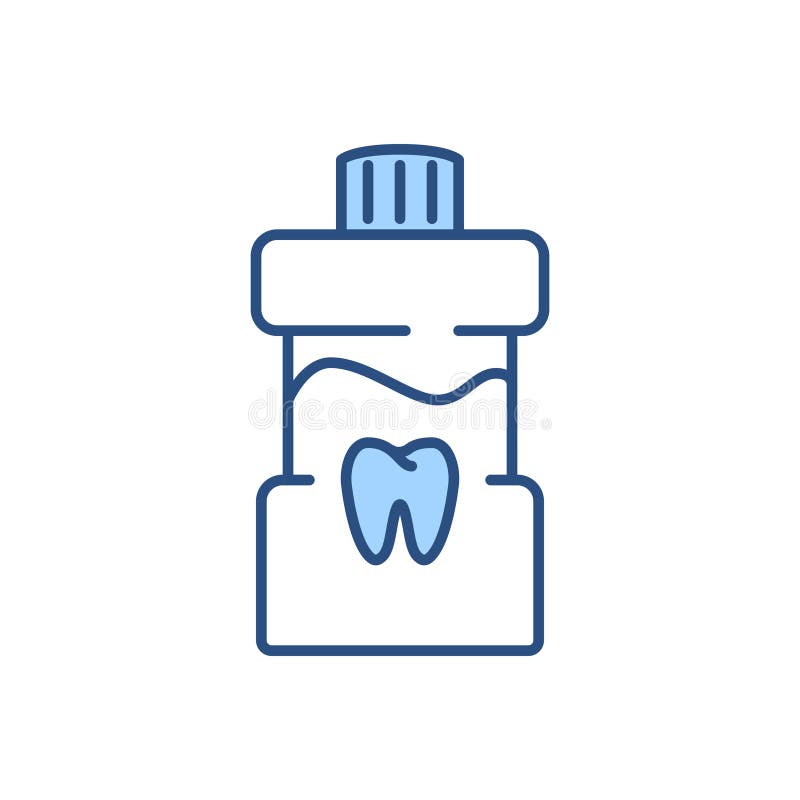 Mouth Rinse Icon stock vector. Illustration of breath - 282474233