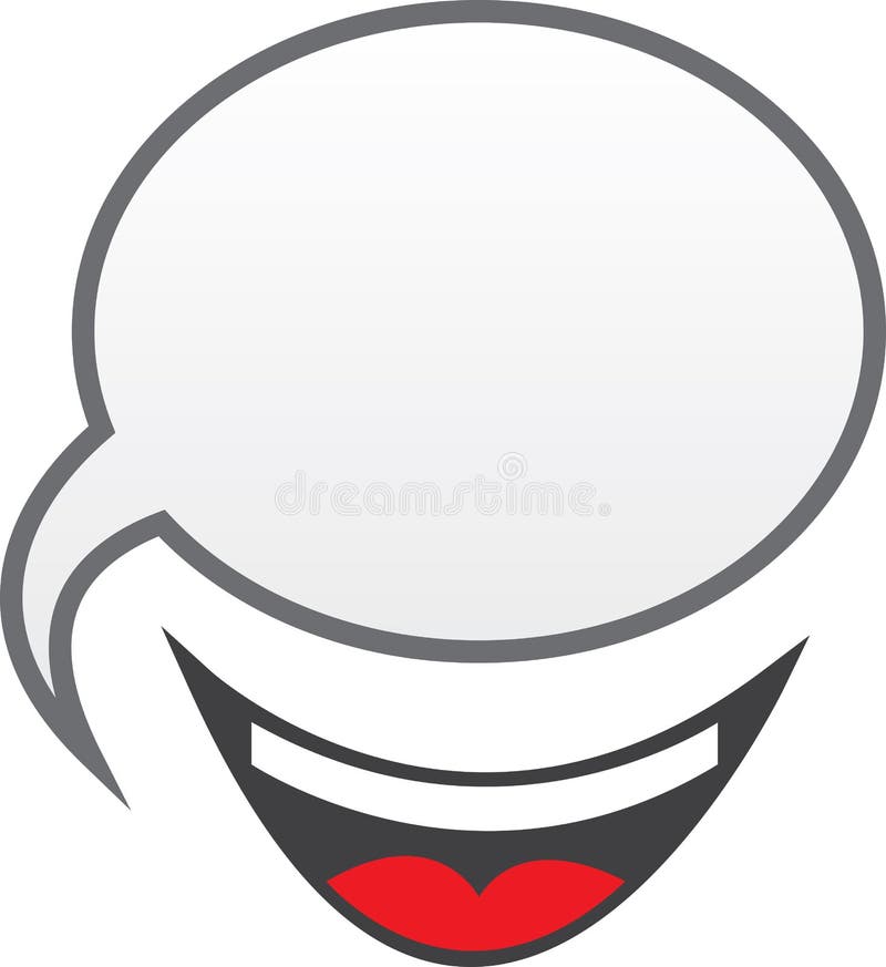 Mouth Speech Bubble Blank stock vector. Illustration of grey - 42300473 Mouth Speech Bubble Blank stock vector. Illustration of grey - 42300473