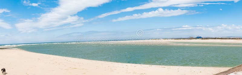 Mouth of the Swartkops River Stock Image - Image of landscape, ocean ...