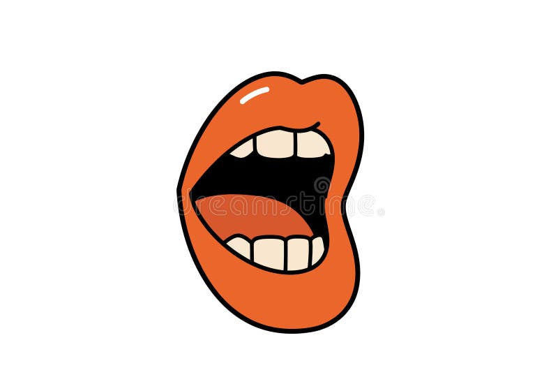Mouth Talking Clip Art Mouth Speaking Stock Illustrations – 2,226