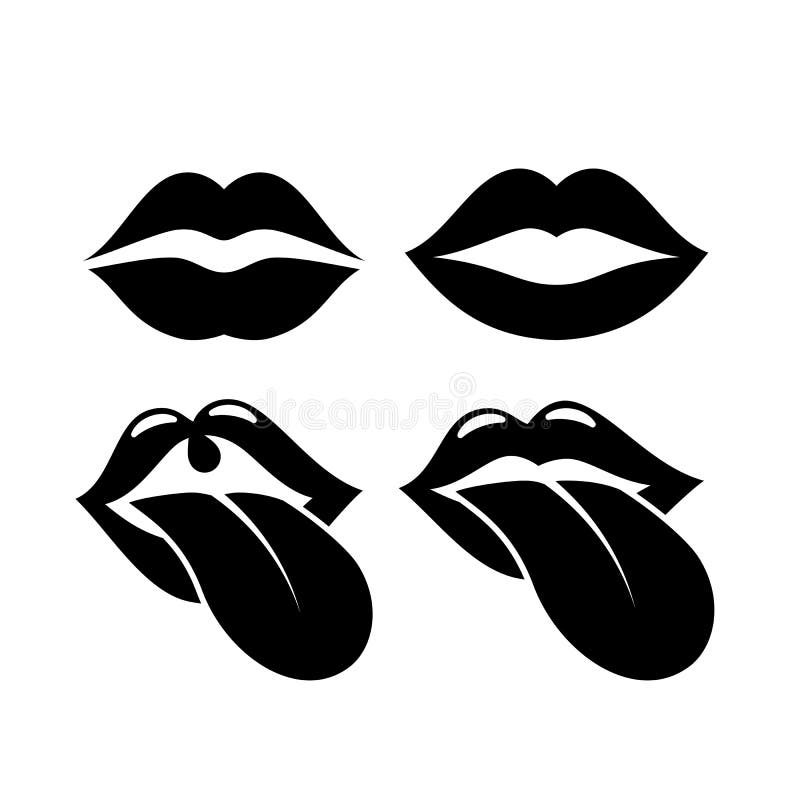 Mouth vector icon stock vector. Illustration of icon - 95666601