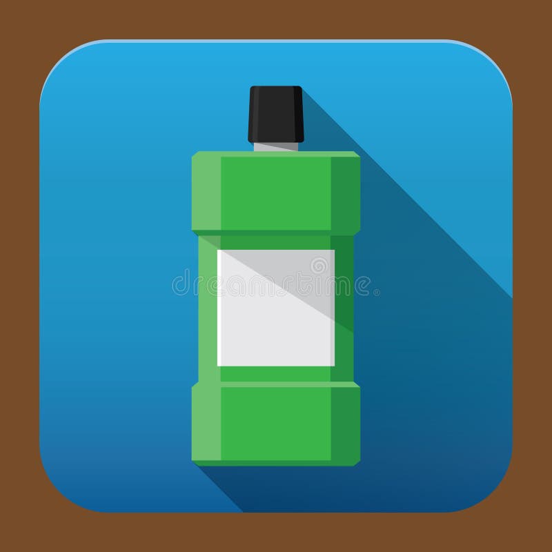 Mouth Wash. Vector Illustration Decorative Design Stock Vector ...