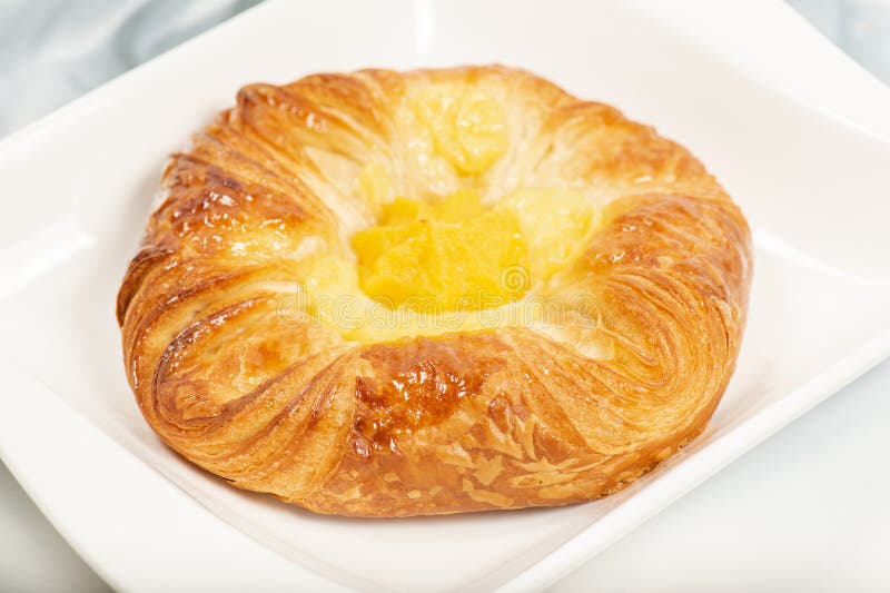 Mango Danish Pastry stock image. Image of fluffy, bakery - 16499993