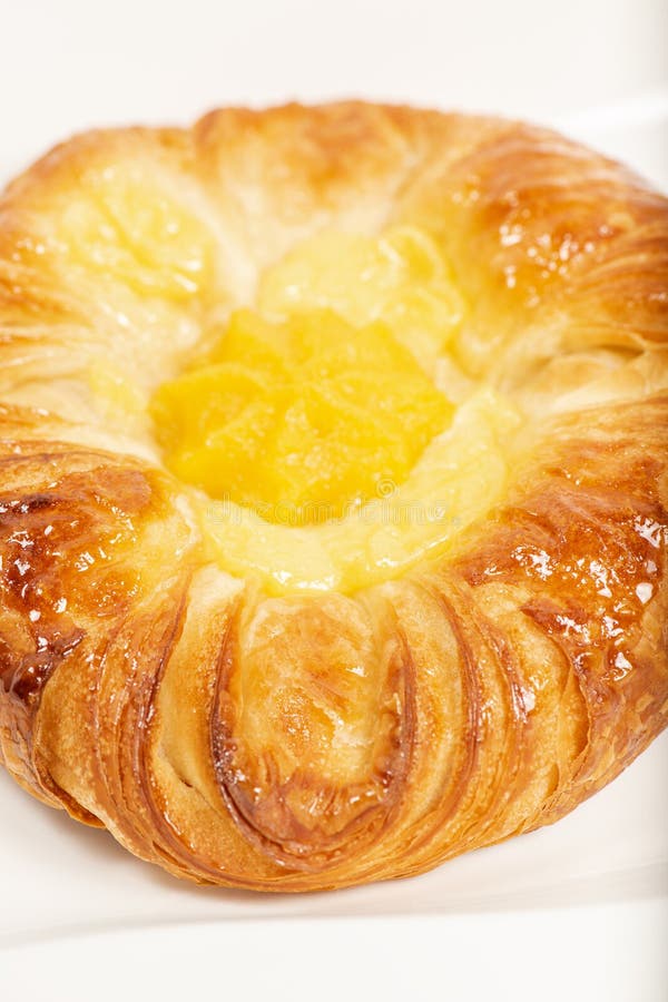 Mango and custard danish stock photo. Image of baked - 270714630