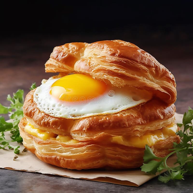 Egg puff stock illustration. Illustration of mouth, snack - 275979138