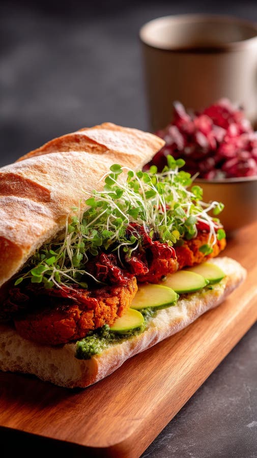 This Mouthwatering Breakfast Sandwich Features Crispy Bread Filled with ...