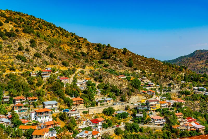 Moutoullas Village on Cyprus Stock Photo - Image of picturesque, valley ...