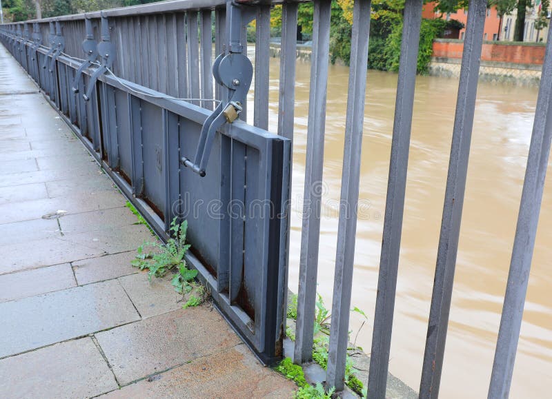 Movable Barriers Installed on the Bridge Railing To Prevent River ...