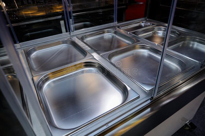 Movable food counter stock image. Image of commodity - 35533499