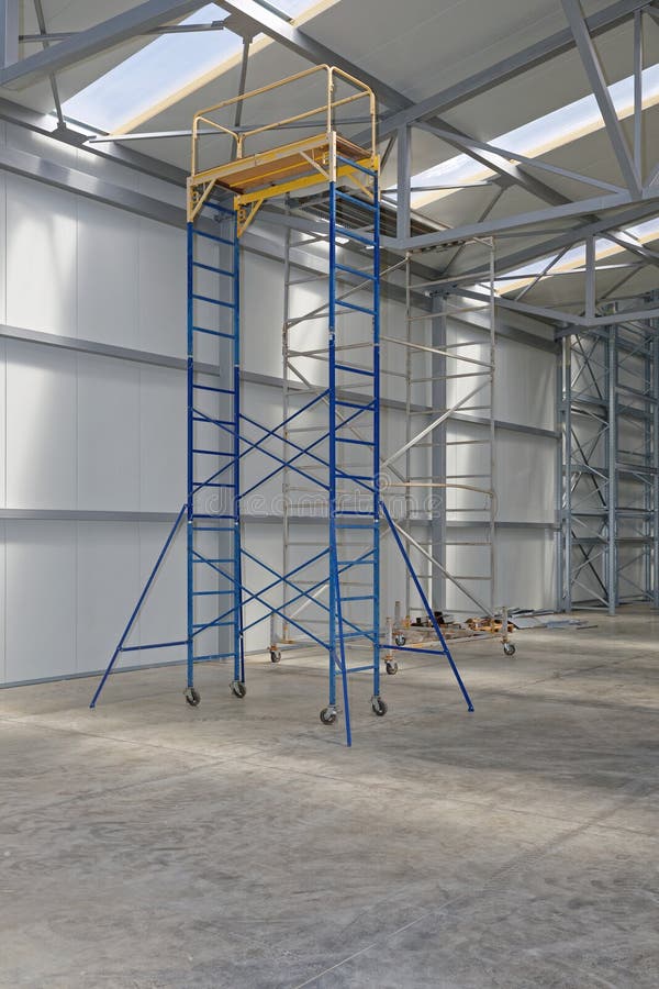Scaffolding Warehouse stock photo. Image of safety, equipment - 140409990