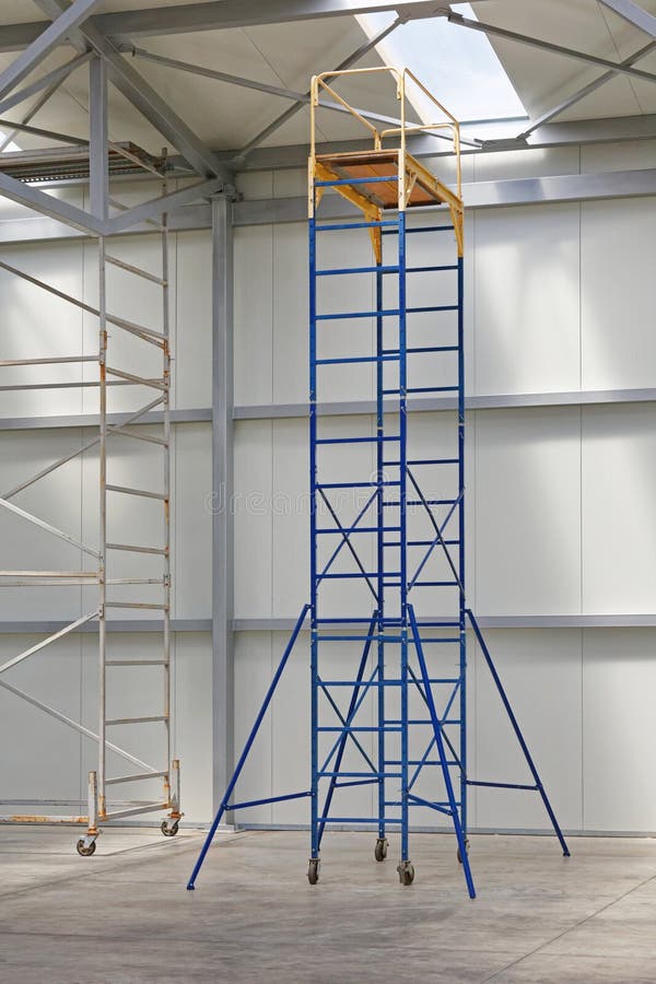 Movable Scaffolding stock image. Image of interior, deck - 86459567